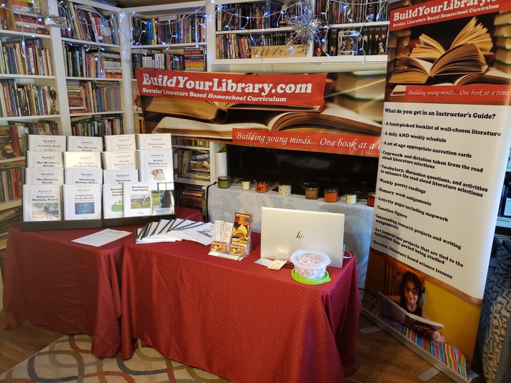 Build Your Library Virtual Homeschool Convention Booth - Build Your Library