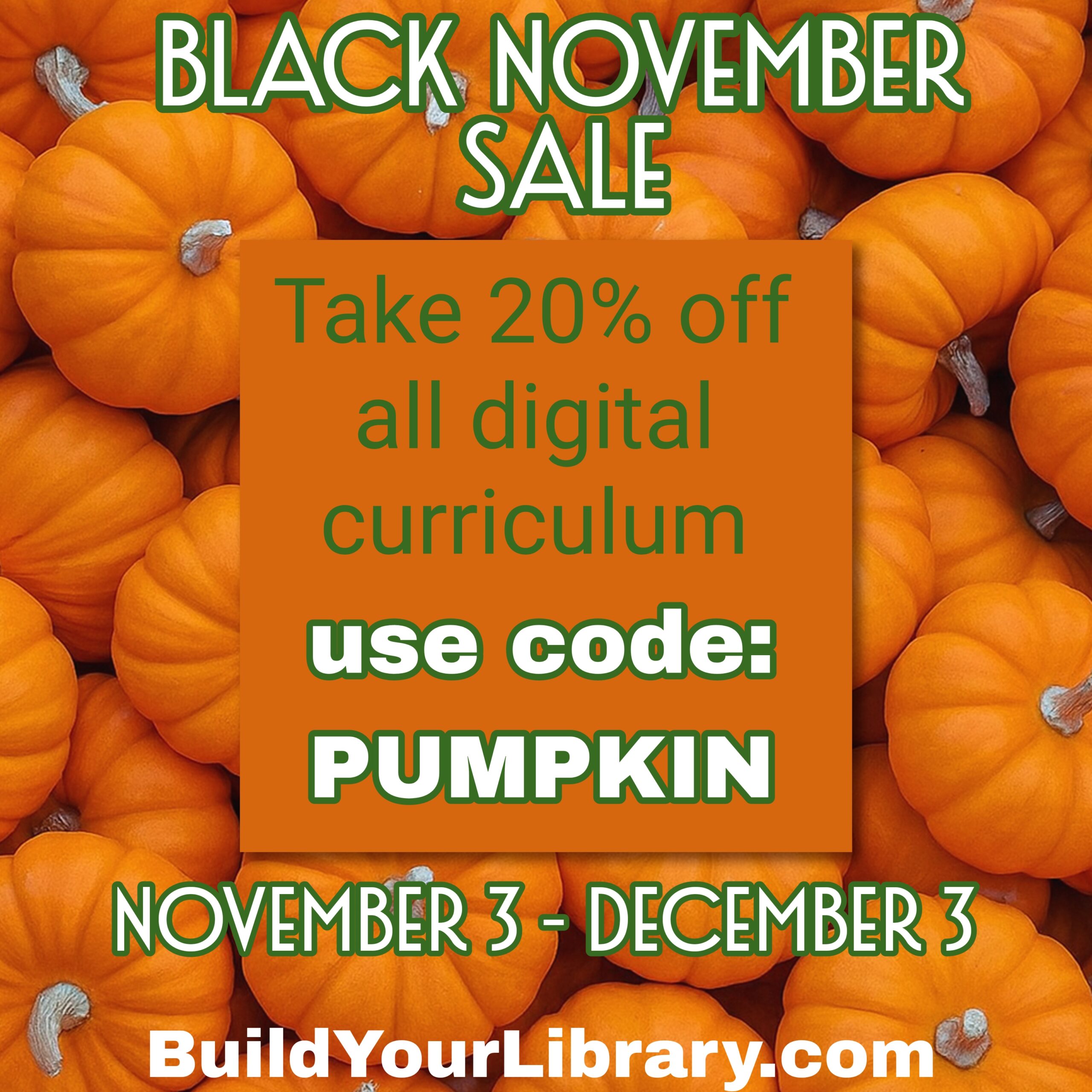 Shop Our "Black November" Holiday Sale! - Build Your Library